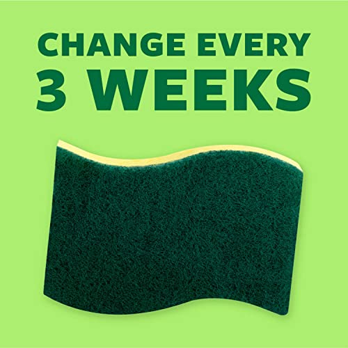 Scotch-Brite Heavy Duty Scrub Sponges, For Washing Dishes and Cleaning Kitchen, 12 Scrub Sponges