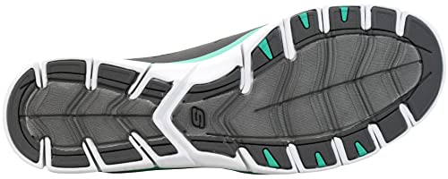 Skechers Sport Women's Gratis-No Limits Slip-On Mule Sneaker, Grey Mint, Grey Mint, 9 M US