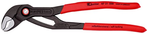KNIPEX 87 21 250 Cobra Quick Set Water Pump Pliers, 10-Inch