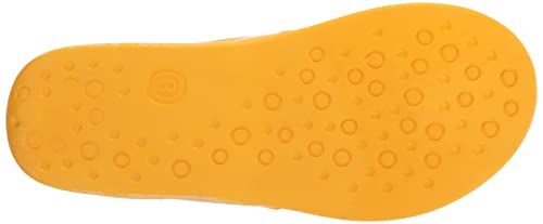 BZees Womens Villa Print Thong Yellow Tie Dye 9 M