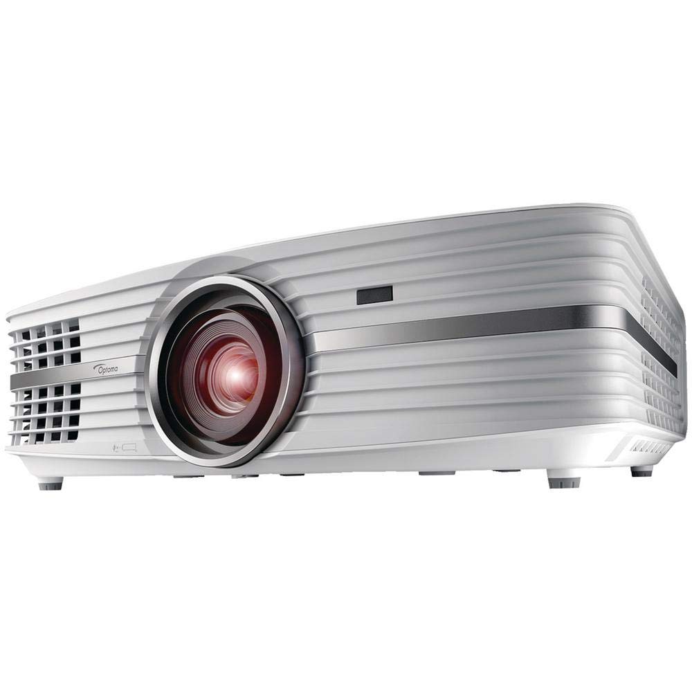 Optoma UHD60 True 4K UHD Projector, Bright 3000 Lumens, Entertainment and Movies, Rec.2020 with DCI-P3 for Wide Color Gamut, HDMI 2.0 and HDR10, WHITE