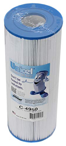 Unicel C-4950 Heavy Duty Hot and Tub Spa 50 Square Foot Media Replacement Filter Cartridge for C-4326 and C-4625, 212 Pleat Count