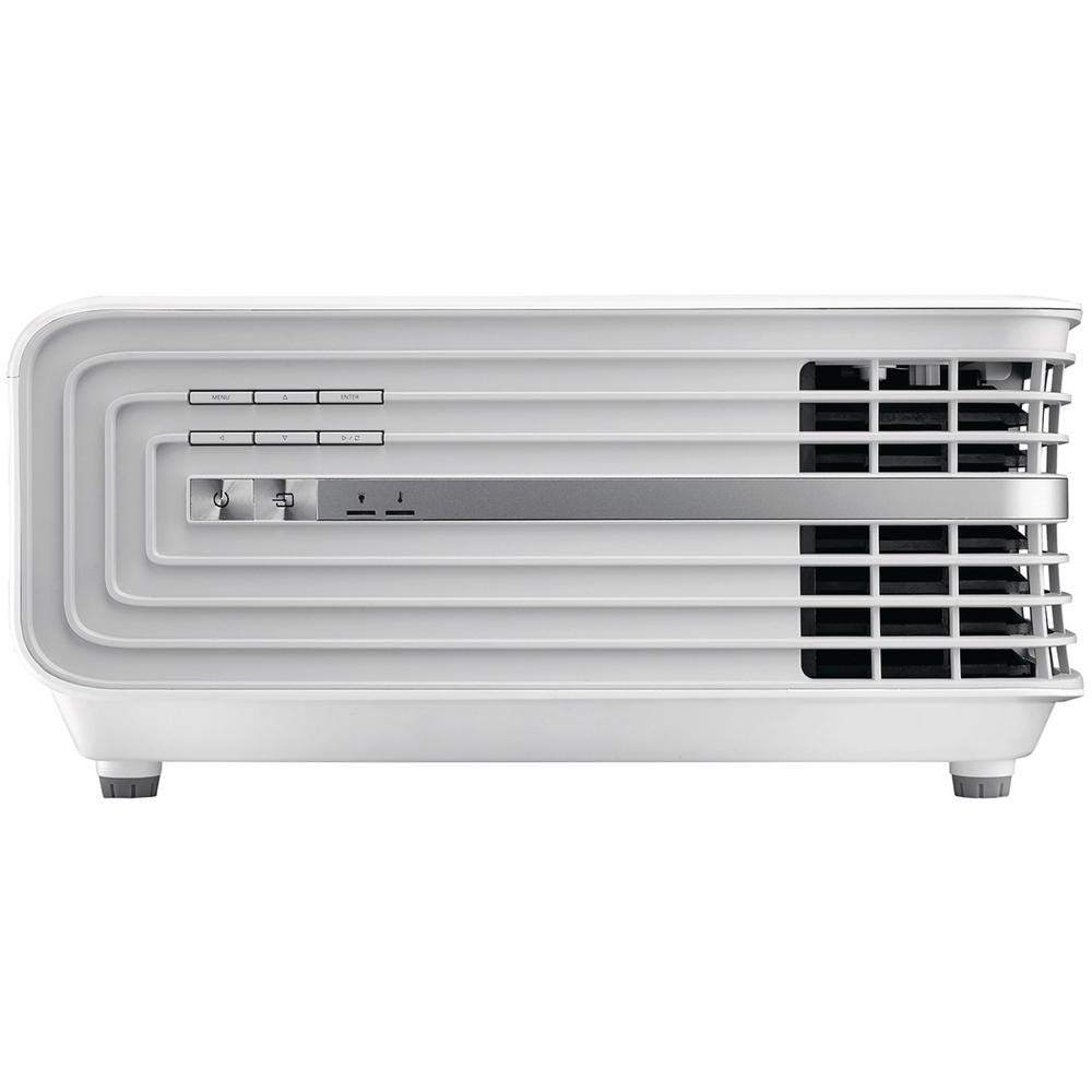 Optoma UHD60 True 4K UHD Projector, Bright 3000 Lumens, Entertainment and Movies, Rec.2020 with DCI-P3 for Wide Color Gamut, HDMI 2.0 and HDR10, WHITE
