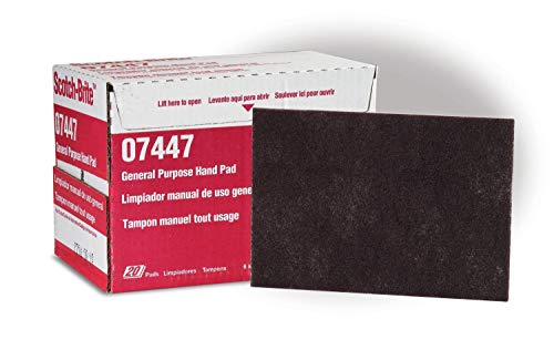 3M Scotch-Brite General Purpose Hand Pad, 6-Inch by 9-Inch, 20-Pad