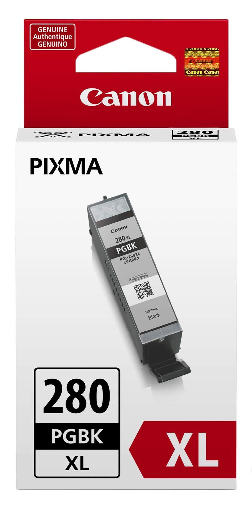 Canon CLI-281 BKCMY 4-Color Ink Tank Value Pack (2091C005) + Canon PGI-280 XL Pigment Black Ink Tank (2021C001)