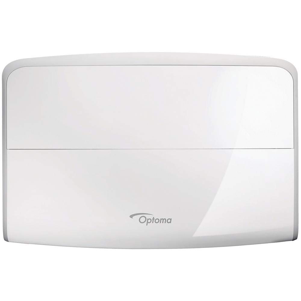 Optoma UHD60 True 4K UHD Projector, Bright 3000 Lumens, Entertainment and Movies, Rec.2020 with DCI-P3 for Wide Color Gamut, HDMI 2.0 and HDR10, WHITE