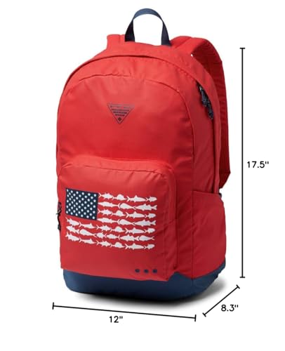 Columbia PFG Zigzag 22L Backpack, Red Spark/Carbon, One Size