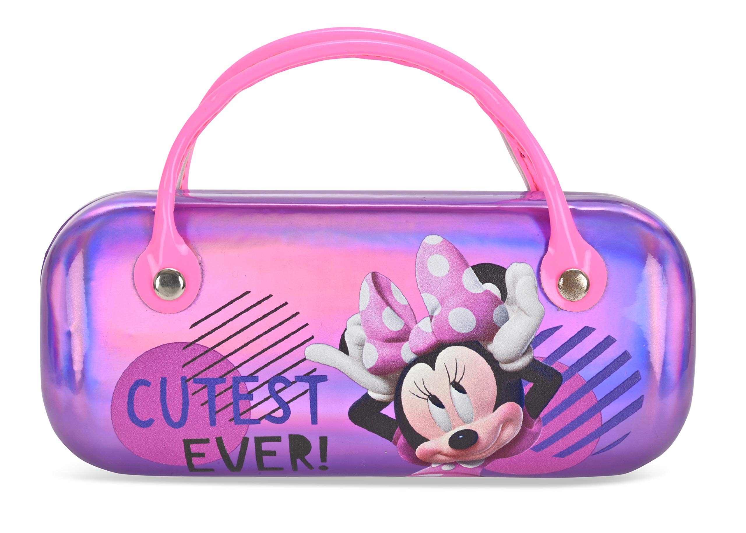 Minnie Mouse Girls Sunglasses for Kids Toddler Sunglasses with Kids Glasses Case (Purple)