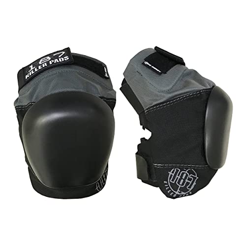 187 Killer Pads Pro Derby Pad, Black / Grey, Medium