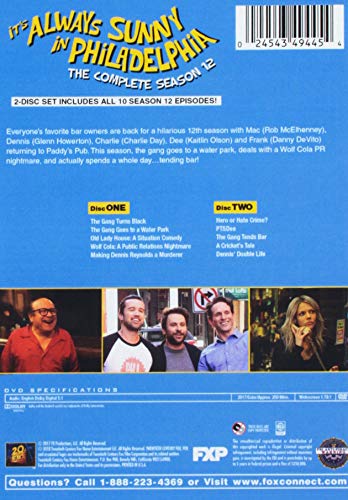 It's Always Sunny In Philadelphia: The Complete Season 12