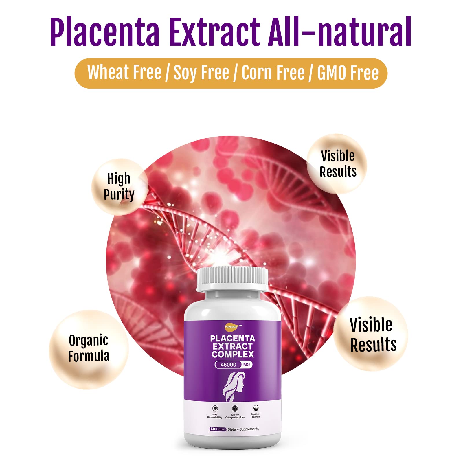 Pack of 2 [ 60 Days Supply ] Multi Collagen Plus Pills - Collagen Supplement to Support Hair, Skin, Nails, Joints, & Gut Health - Hydrolyzed Collagen Supplement