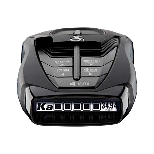 Cobra RAD 480i Laser Radar Detector ā Long Range Detection, Bluetooth, iRadar App, LaserEye Front and Rear Detection, Next Gen IVT Filtering, Black