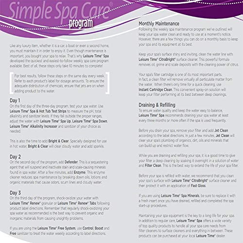 Leisure Time Spa Support Concentrated 32 Ounce Foam Down Suppressant (6 Pack)