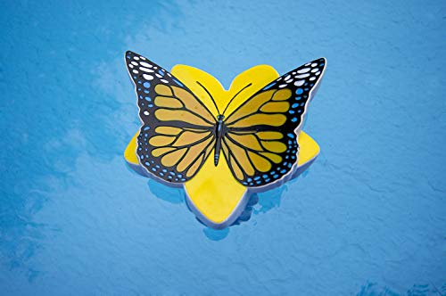Poolmaster Chlorine Dispenser for Swimming Pools and Spas, Yellow Butterfly