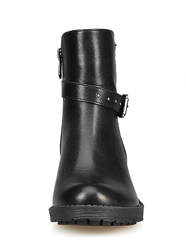 Beleeshella Big Girls Ankle Low Chunky Heel Side Zipper Dress booties(big_kid, women, numeric_1, numeric, us_footwear_size_system, medium)