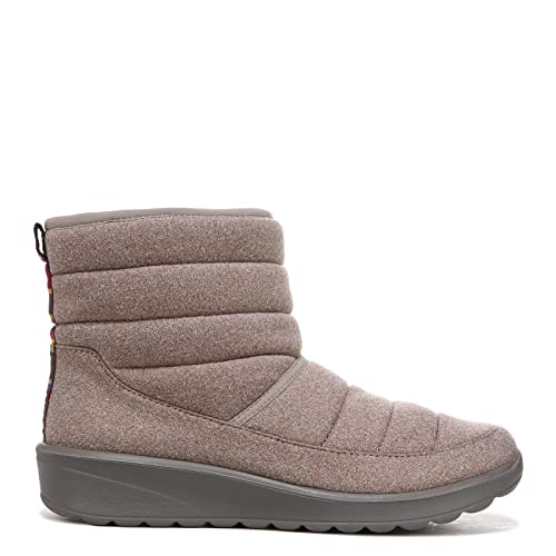 BZees Women's Glacier Ankle Boot, Taupe, 7.5 Wide