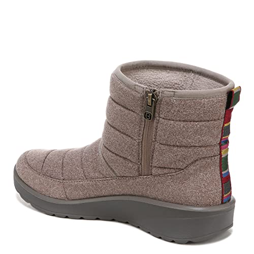 BZees Women's Glacier Ankle Boot, Taupe, 7.5 Wide