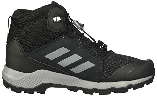 adidas Outdoor Unisex-Child Terrex MID GTX Hiking Boot, Black/Grey Three/Carbon, 10.5K Child US Little Kid