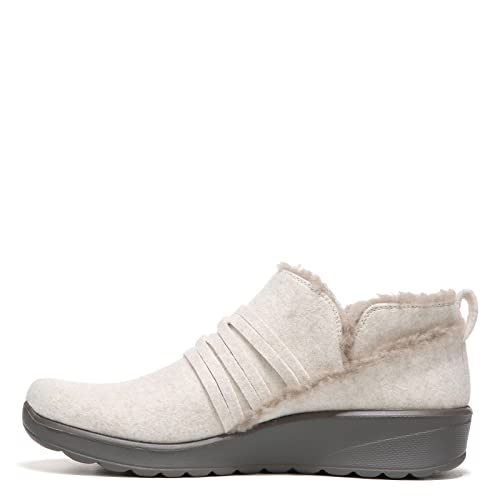 BZees Womens Glide Slip-On Ankle Boot Eggnog Flannel 5 M