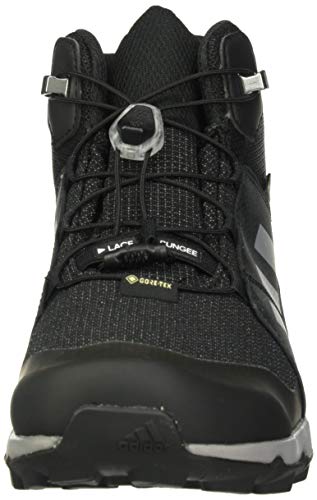 adidas Outdoor Unisex-Child Terrex MID GTX Hiking Boot, Black/Grey Three/Carbon, 10.5K Child US Little Kid