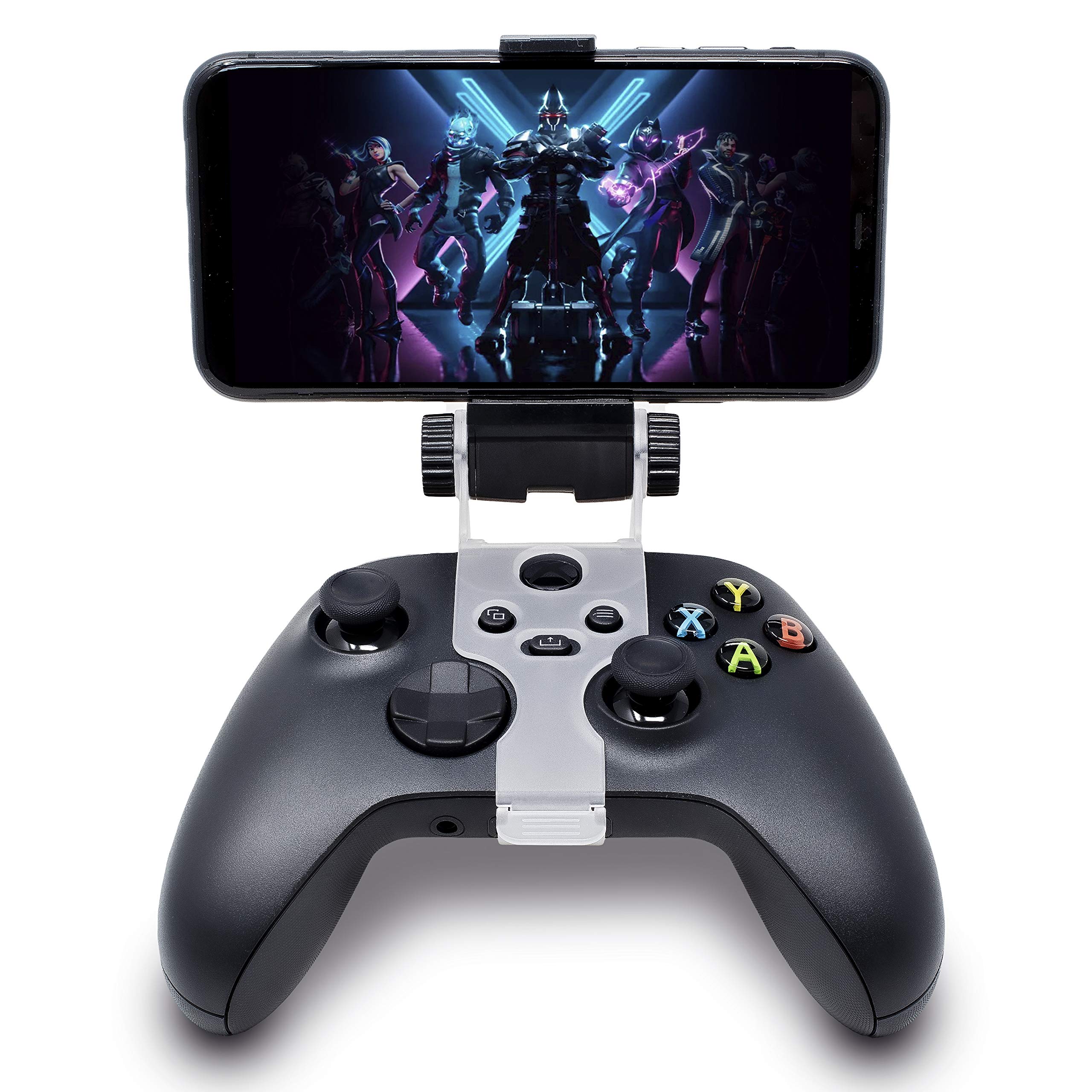 ADZ Xbox Controller Phone Mount, Xbox Phone Controller Mount for Use with Microsoft Project Xcloud and Xbox Console Streaming Compatible with Xbox Series S/X