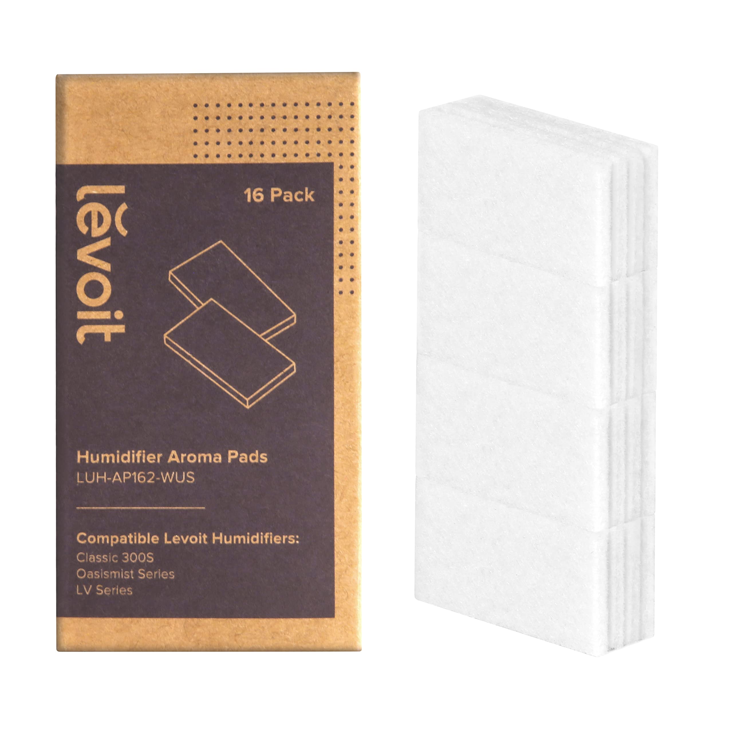 LEVOIT OasisMist Smart Cool and Warm Mist Humidifiers & Aroma Pads 16 Pack, Humidifier Replacement Filters & Humidifier Replacement Filters 10-Pack