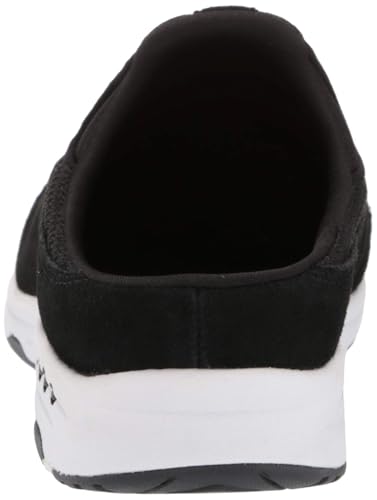 Easy Spirit womens Traveltime Mule, Traveltime Black Suede 960, 11 W