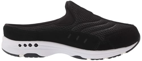 Easy Spirit womens Traveltime Mule, Traveltime Black Suede 960, 11 W