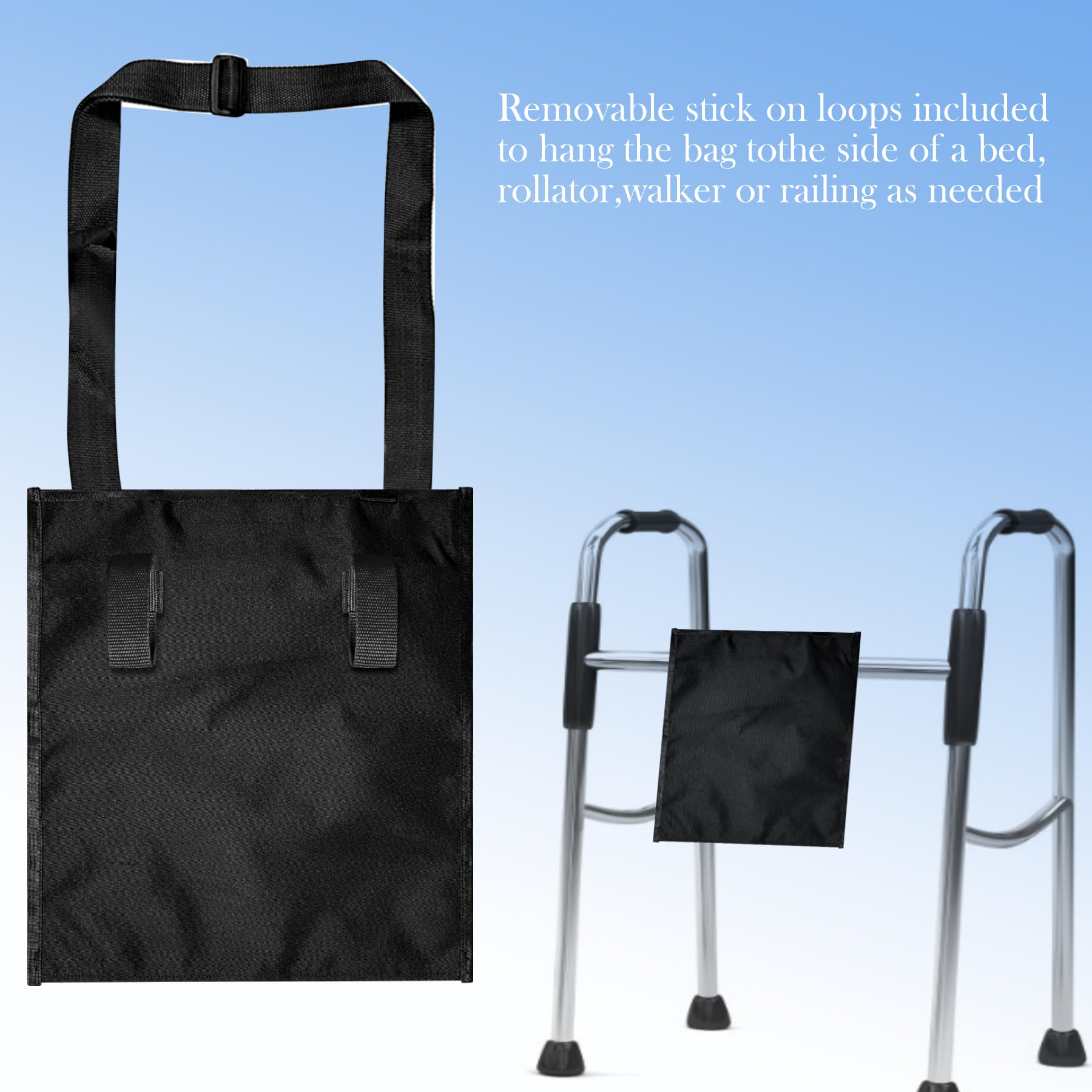 Urine Drain Bag Cover, Urostomy & Catheter Bag Holder, Travel Supplies Bag with Storage Pockets & Adjustable Strap, Leak Proof