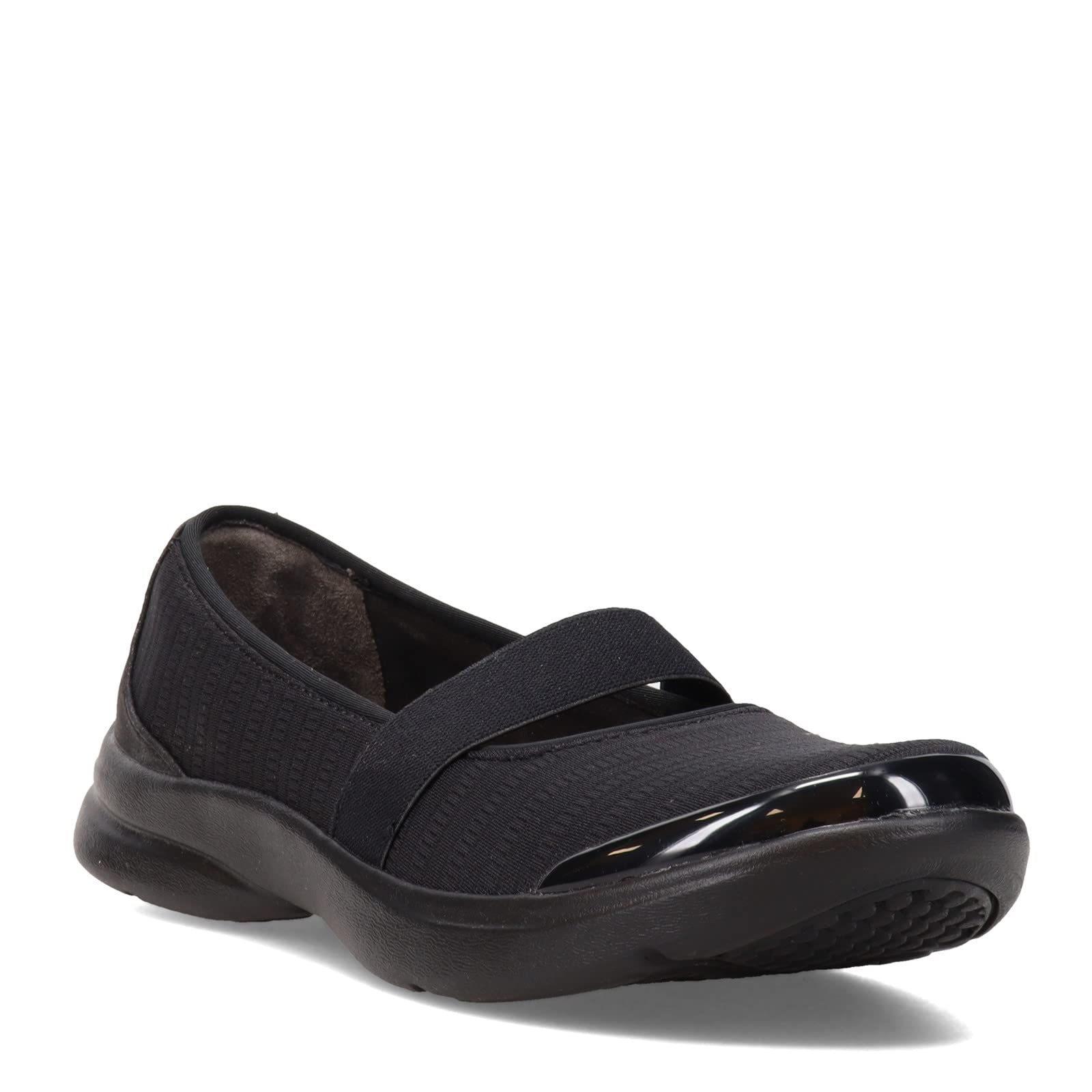 BZees Womens Jupiter Ballet Flat, Black, 9 US