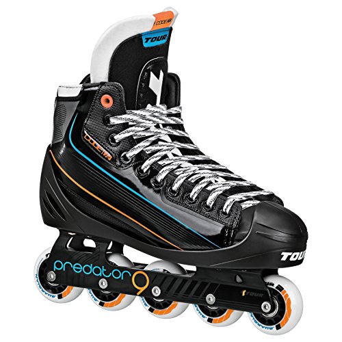 Tour Hockey Code 72 Inline Goalie Skate, Black, 07.5