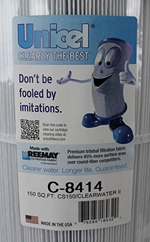 Unicel C-8414 Pool Replacement Cartridge Filters 150 Sq Ft Clearwater II (4Pack)