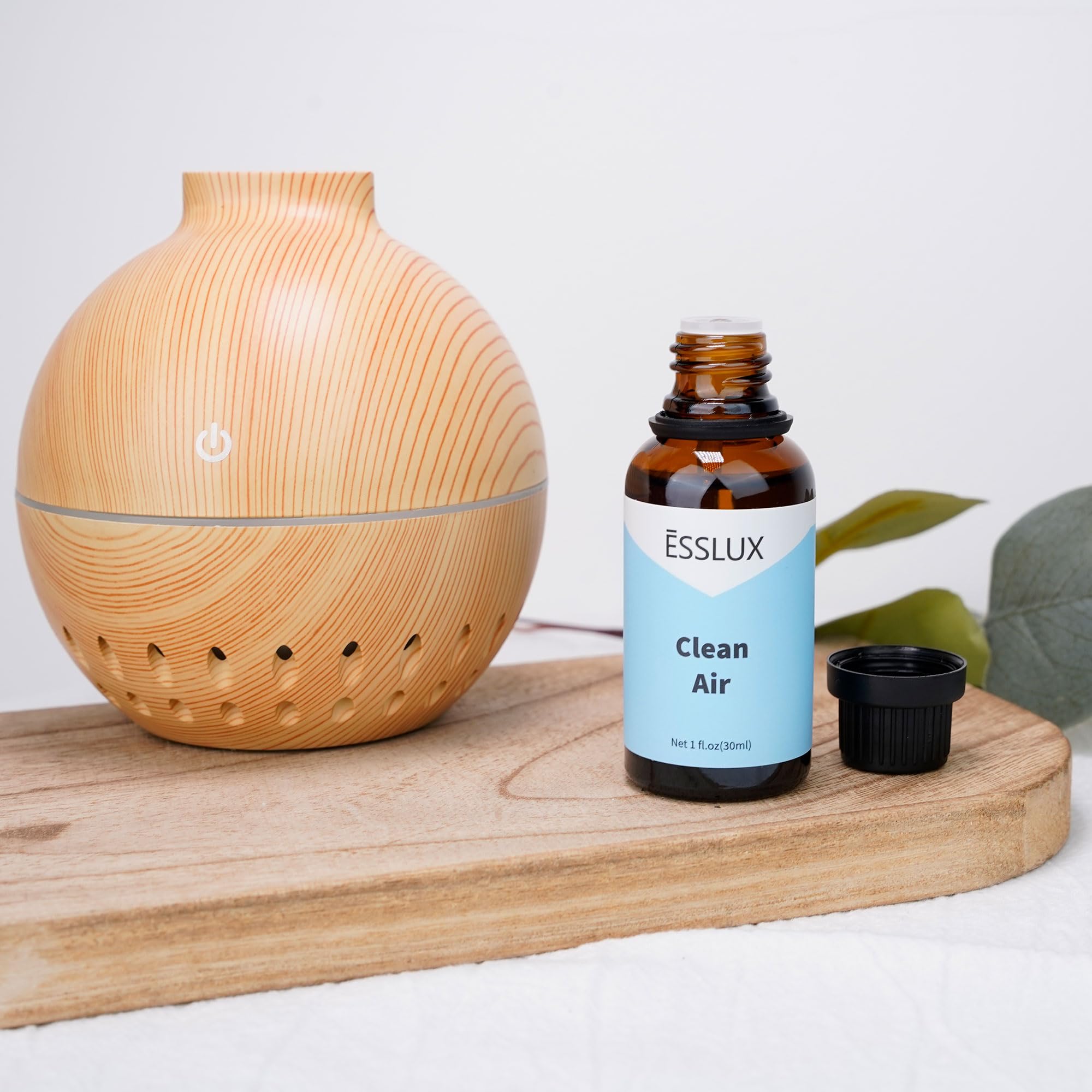 Clean Air Fragrance Oil - ESSLUX Aromatherapy Essential Scented Oils for Diffuser, Massage, Soap, Candle Making Scents, Perfume, Home Fragrance, 30 ml
