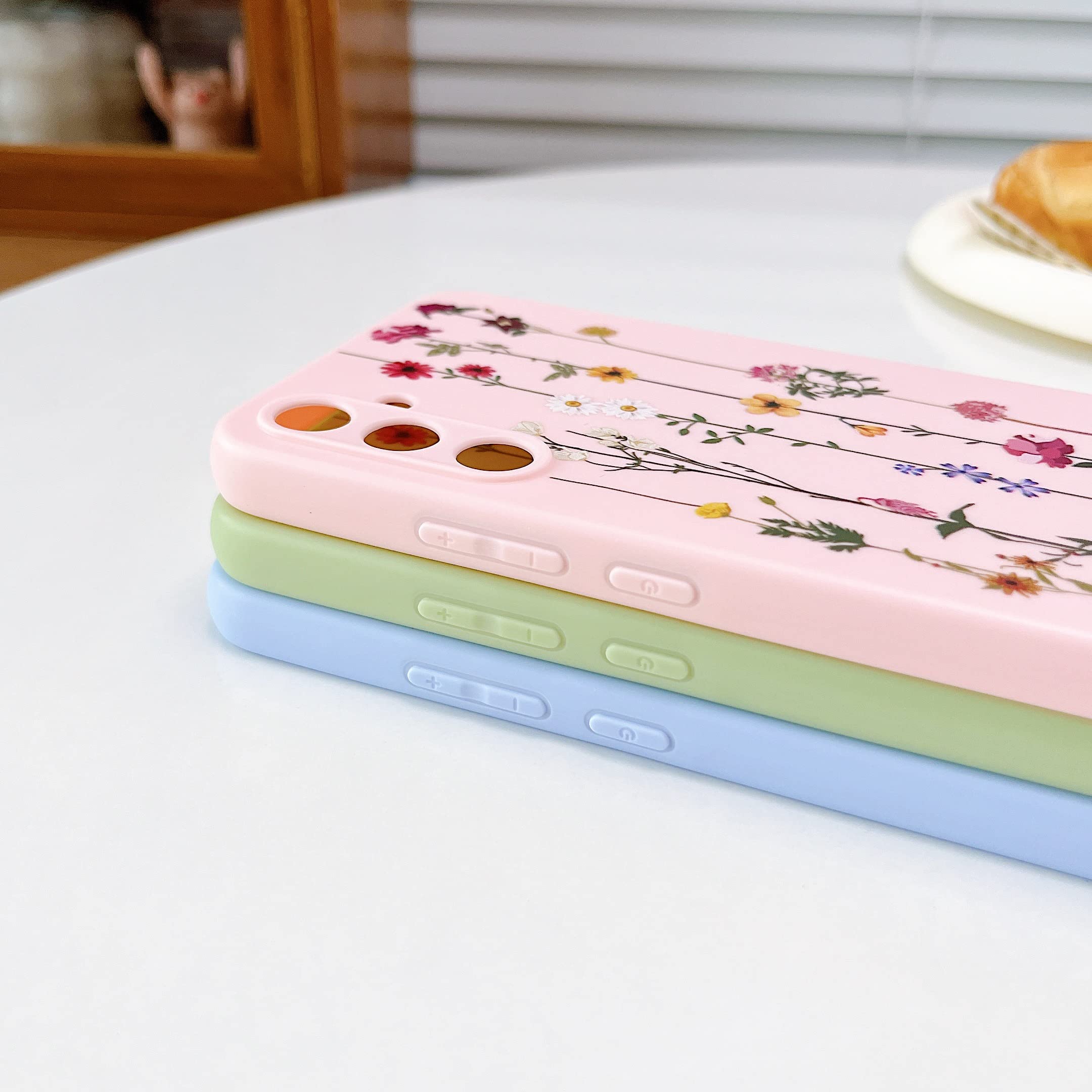 ZTOFERA Floral Case for Samsung Galaxy A34 5G,Clear Cute Flower Pattern Case for Girls Women,Flexible Silicone Protective Slim Shockproof Bumper Phone Cover for Samsung Galaxy A34 5G,Pink