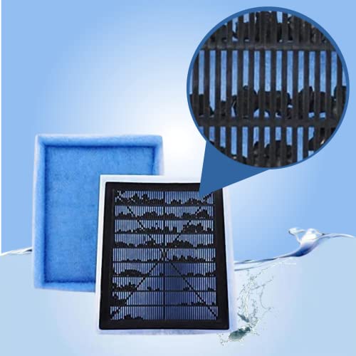 exrepar 10 Pcs Aquarium Filter Cartridges Compatible with Aqua-Tech 10-20 Power Filters,Replacement for EZ-Change No.2