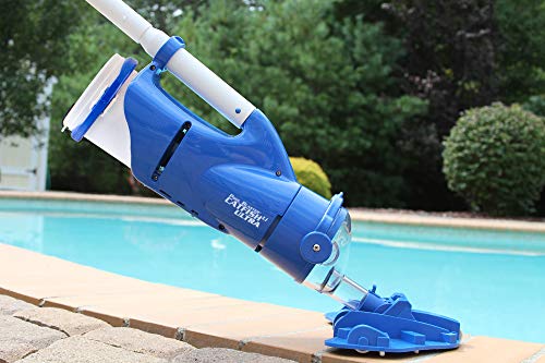 POOL BLASTER Catfish Ultra Rechargeable, Battery-Powered, Pool-Cleaner, Ideal for In-Ground Pools and Above Ground Pools for Cleaning Leaves, Dirt and Sand & Silt.