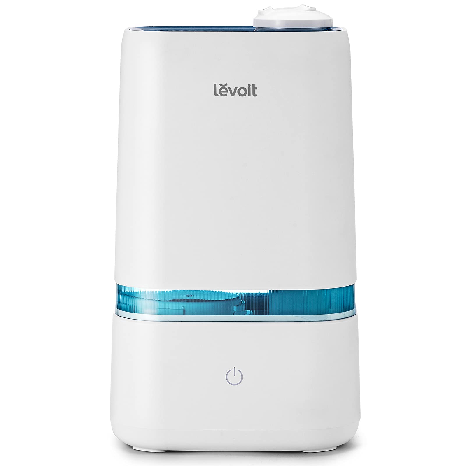 LEVOIT Air Purifier for Home Allergies Pets Hair in Bedroom, Black & 4L Humidifiers for Bedroom Large Room & Essential Oil Diffuser, Quiet Cool Mist for Home, Blue