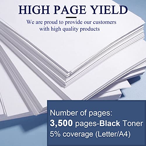 MOLIMER TN760 Toner Compatible TN-760 Toner Cartridge Replacement for Brother TN 760 DCP-L2550DW MFC-L2750DW MFC-L2750DWXL HL-L2350DW HL-L2395DW Printer Toner High Yield (2 Pack, Black)