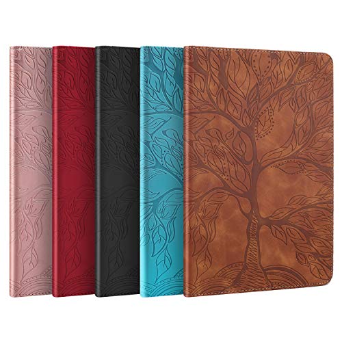 Case for Samsung Galaxy Tab A8 10.5'' 2022 Case SM-X200/X205 PU Leather Cover Lightweight Flip Stand Shell with Elastic Band & Card Holder for Galaxy Tab A8 10.5 inch Tablet,Turquoise