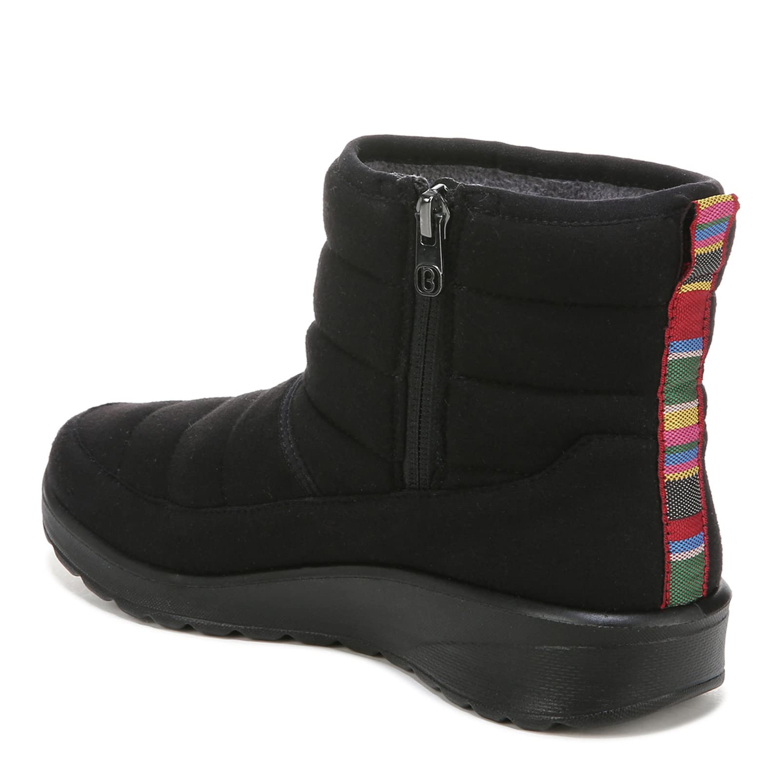 BZees Women's Glacier Ankle Boot, Black, 10