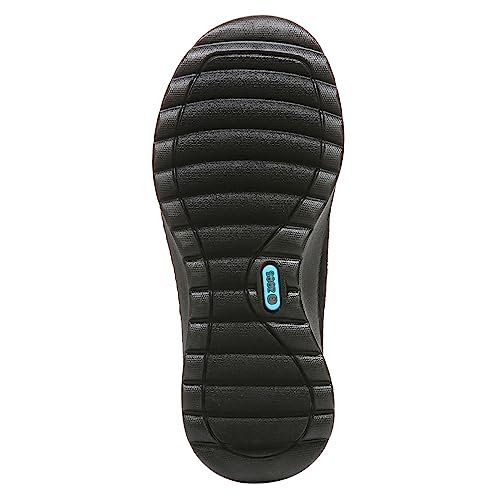 BZees Womens Galaxy Slip-On Black Eyelet 6 M
