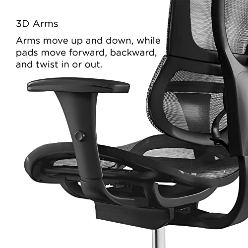 Union & Scale Flexfit 1500Tm Mesh Task Chair, Black, 2/Pack (Un28570-Ccvs)