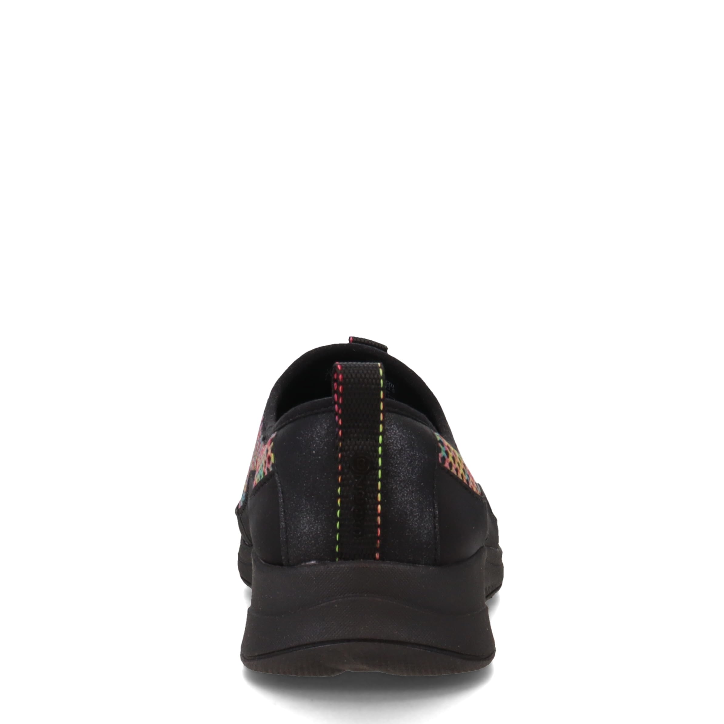 BZees Women's, Imagine Slip-On Black Rainbow 7 M