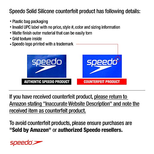 Speedo Unisex-Adult Swim Cap Silicone Elastomeric