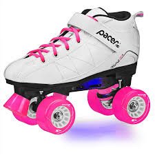 Pacer Revive Light-Up Roller Skate - Black sz 1