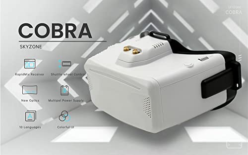 SKYZONE Cobra X V2 FPV Goggles 5.8G 4.1in FPV Receiver 48CH 1280x720 LCD with DVR(black)