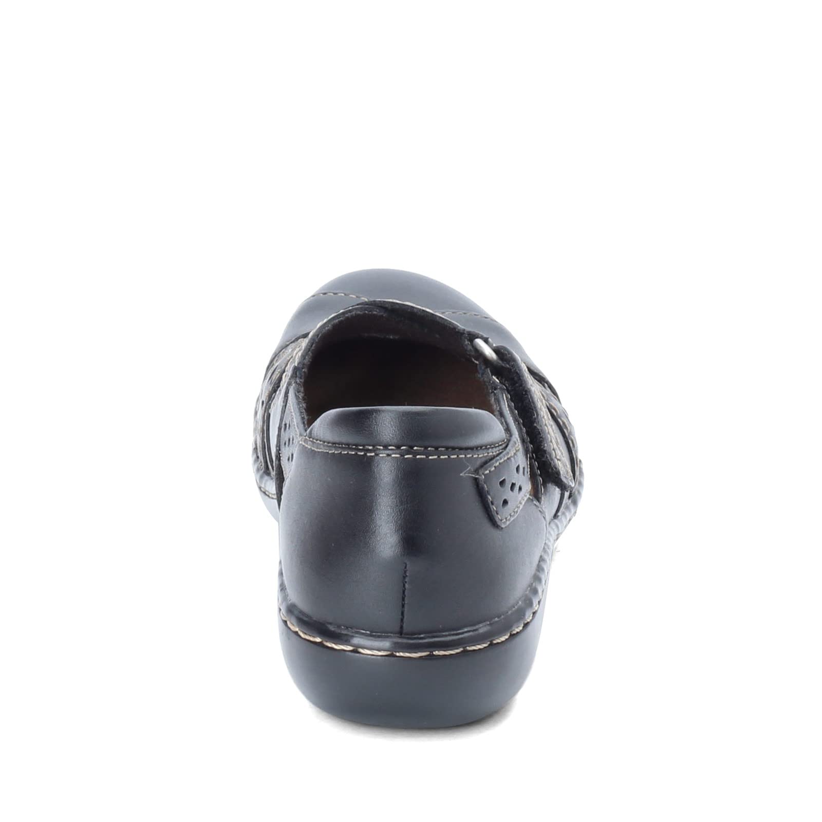 Clarks Women's Ashland Spin Q Slip-On Loafer, Black, 5