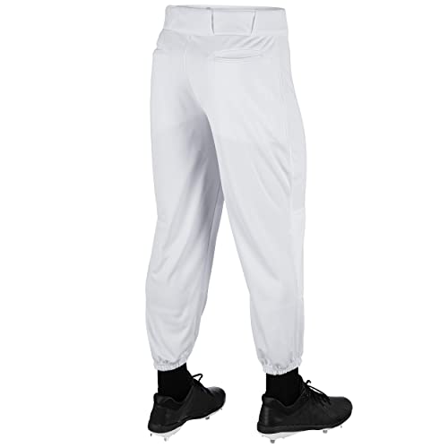 CHAMPRO Boys' Triple Crown Classic Youth Baseball Pants, White, Medium