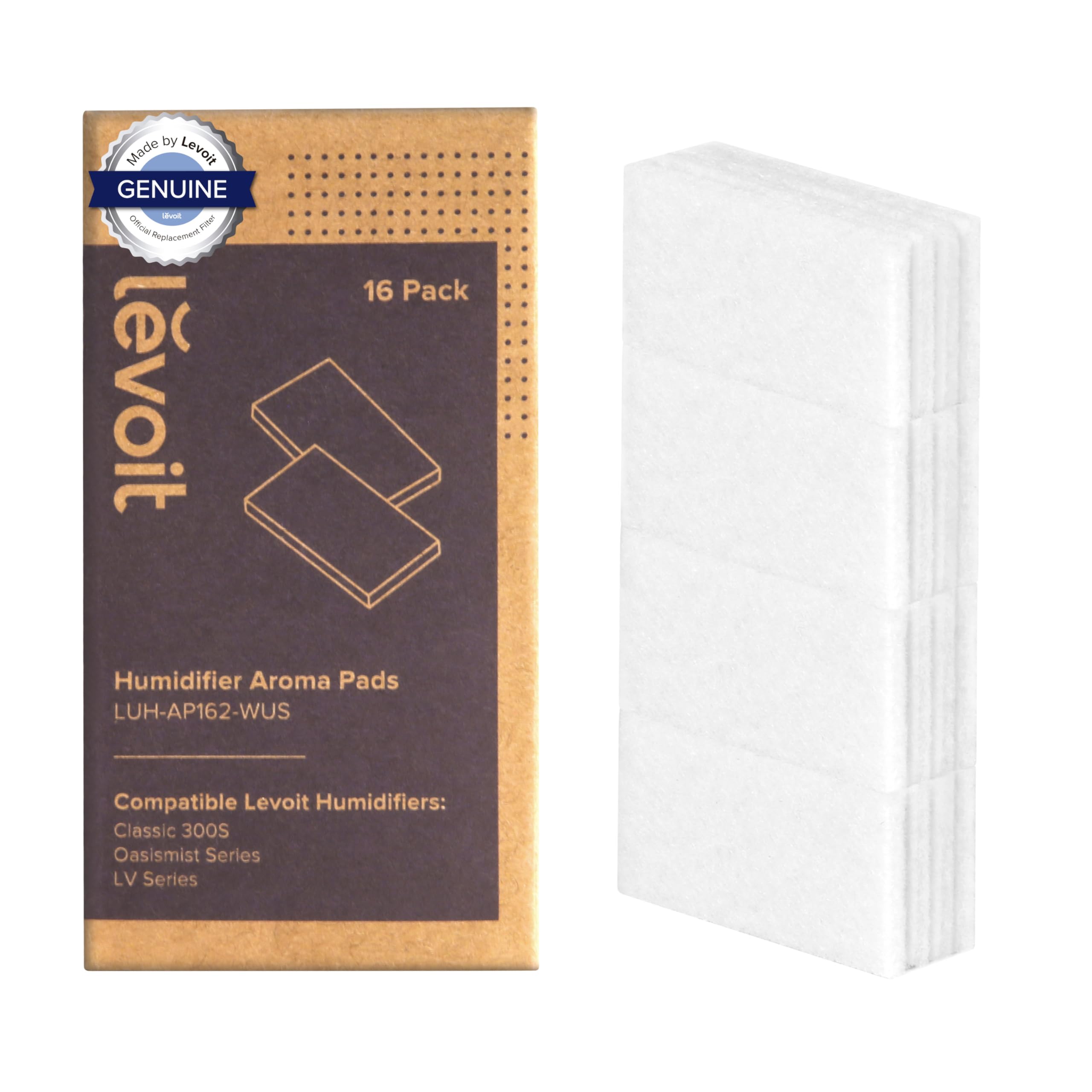 LEVOIT 6L Smart Warm and Cool Mist Humidifier & 16-Pack Aroma Pads