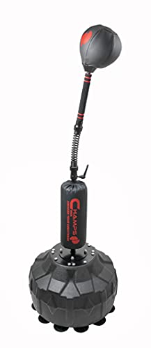 Cobra Reflex Bag – Advanced Reflex Punching Bag with Ultra-Fast Bounceback to Increase Speed, Reflexes, and Stamina – Adjustable-Height Boxing Bag with Stand and Secure Suction Cups
